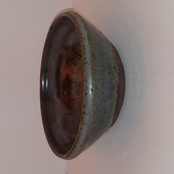 Accents | Vintage Signed Pottery Bowl With Glaze | Poshmark